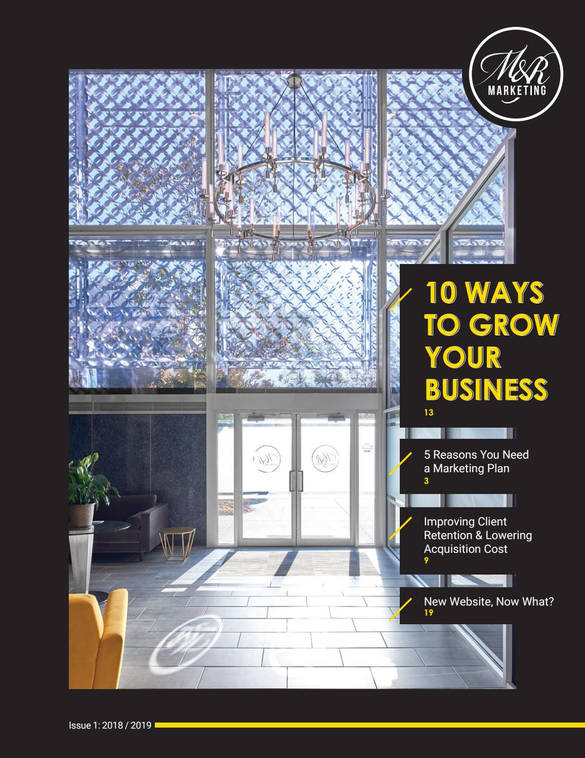 M&R Magazine: Issue 1 by M&R marketing group - Issuu