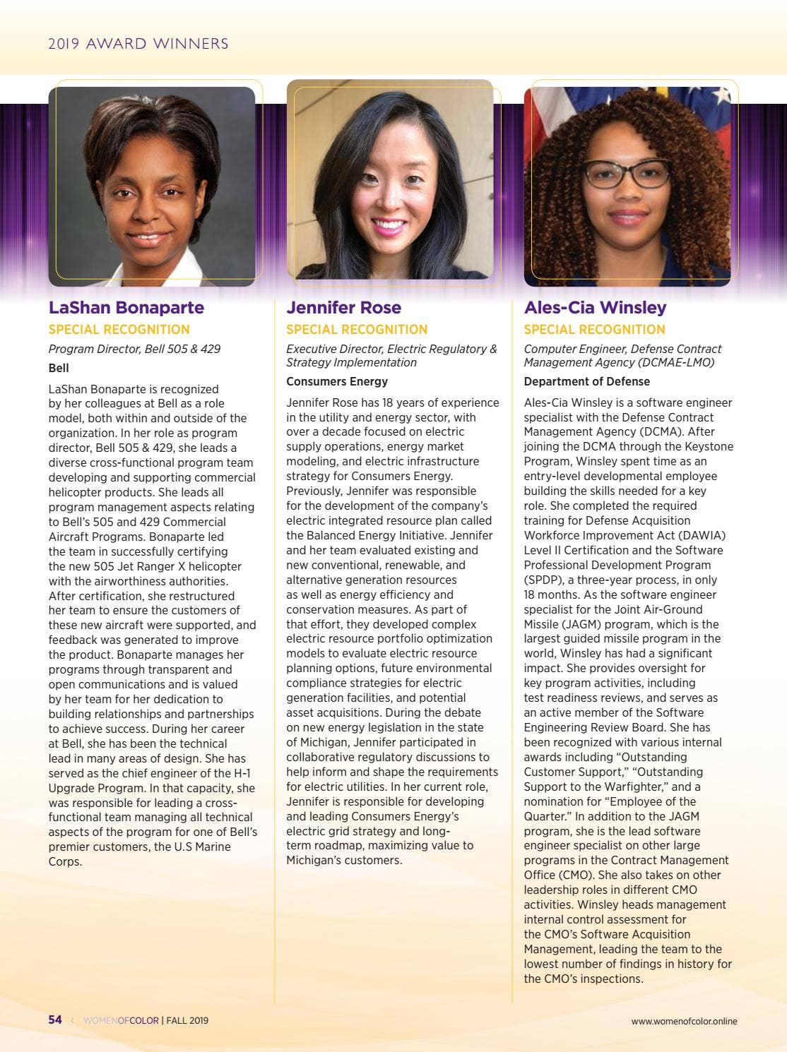 2019 Women of Color | CONFERENCE - VOL. 19, NO. 2 by Career ...