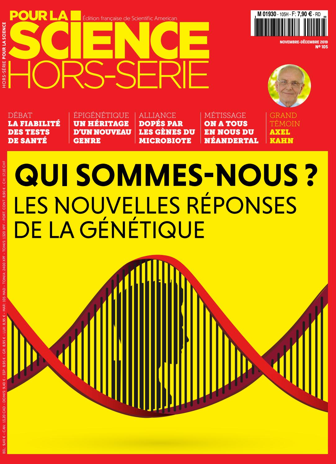 Hors-série Pour la Science n°105 - novembre/décembre 2019 by Pour la ...