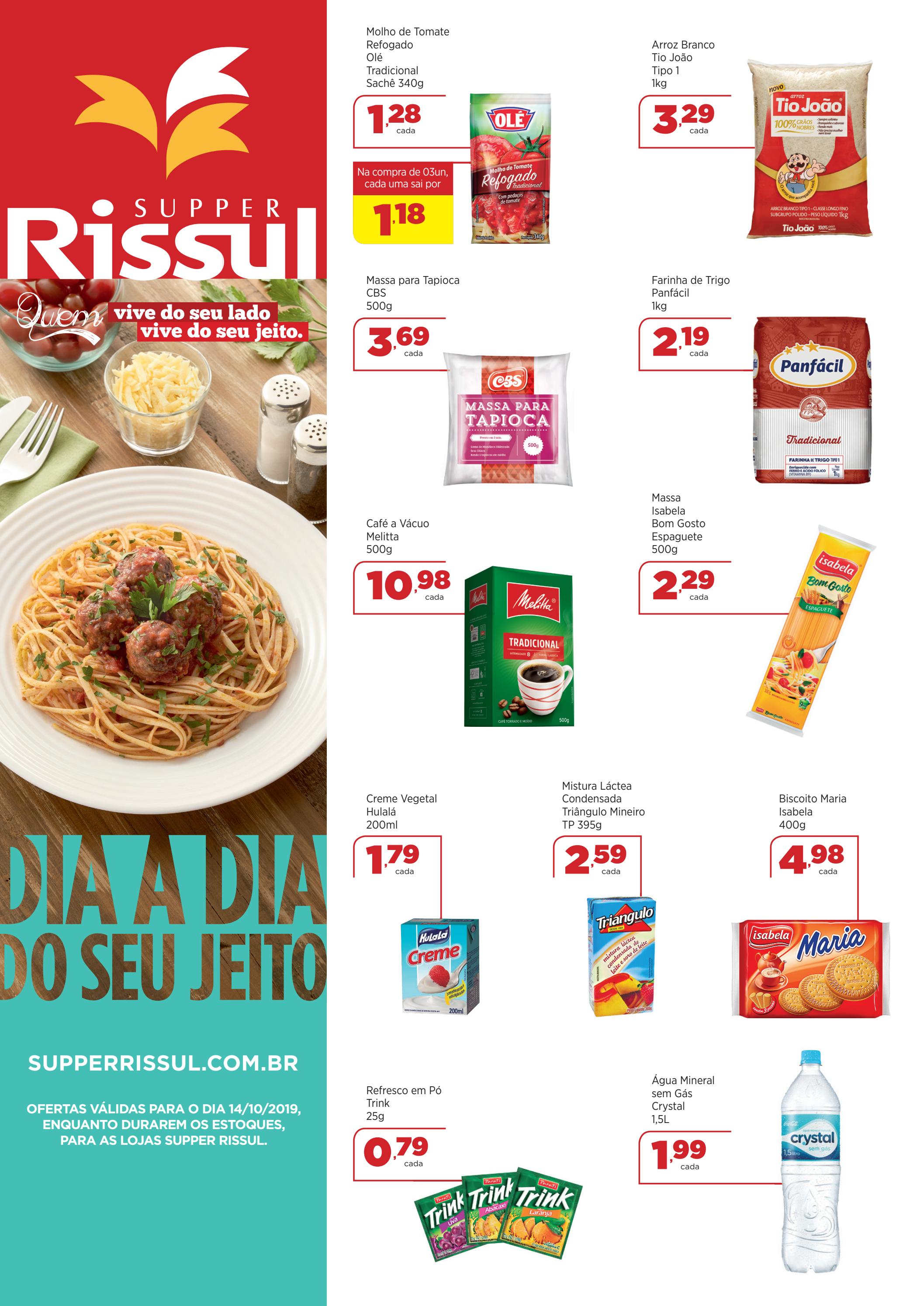 Ofertas Mercearia - Válidas para o dia 14/10/2019 by Rissul - Issuu