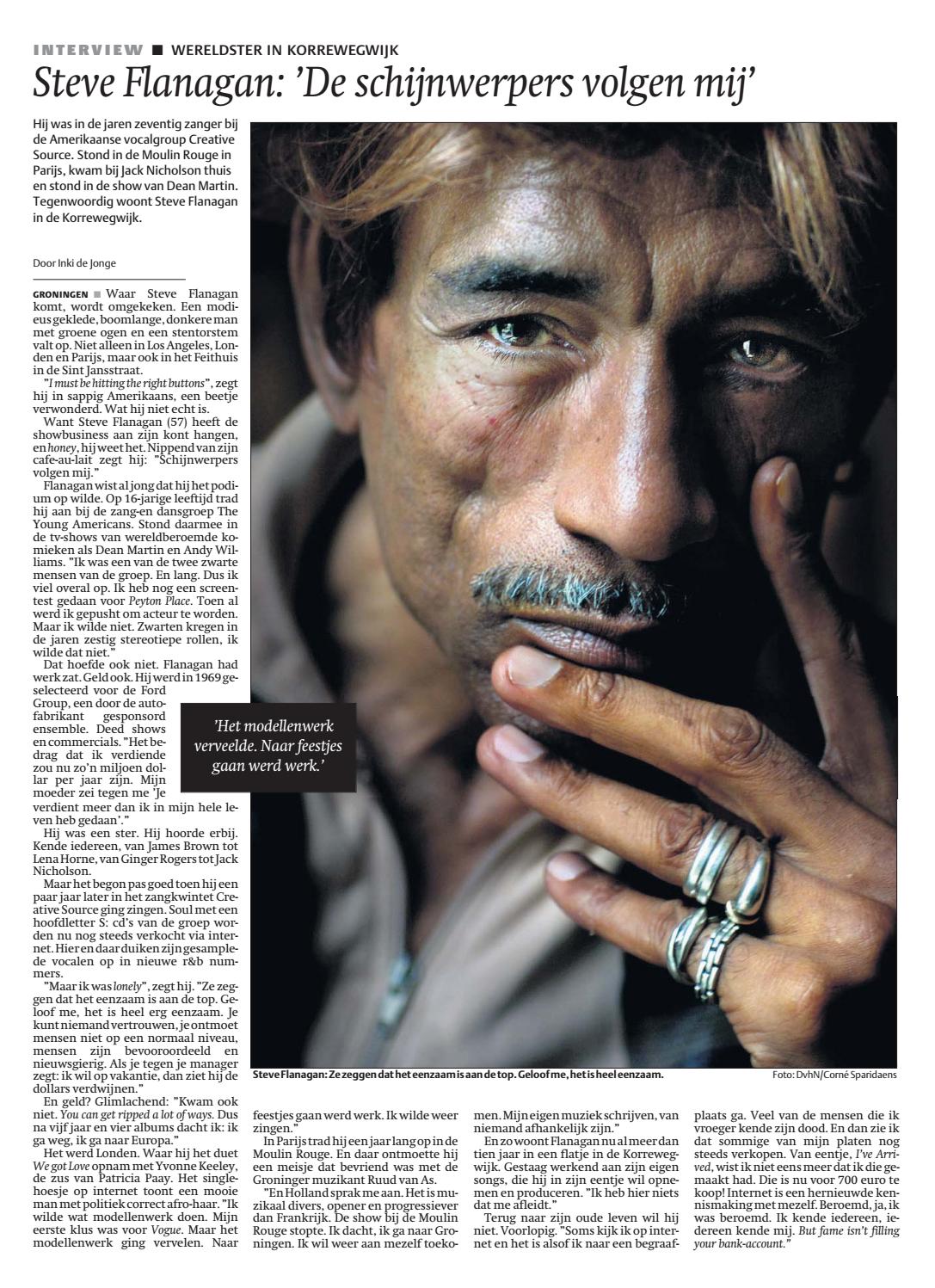 interview steve flanagan dvhn 9 augustus 2006 by dvhn - Issuu