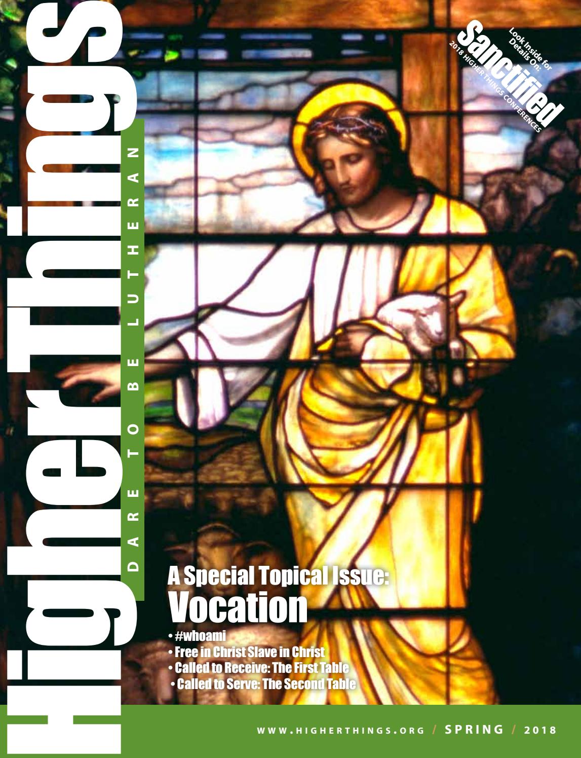 2018 Spring - Higher Things Magazine (with Bible Studies) by Higher ...