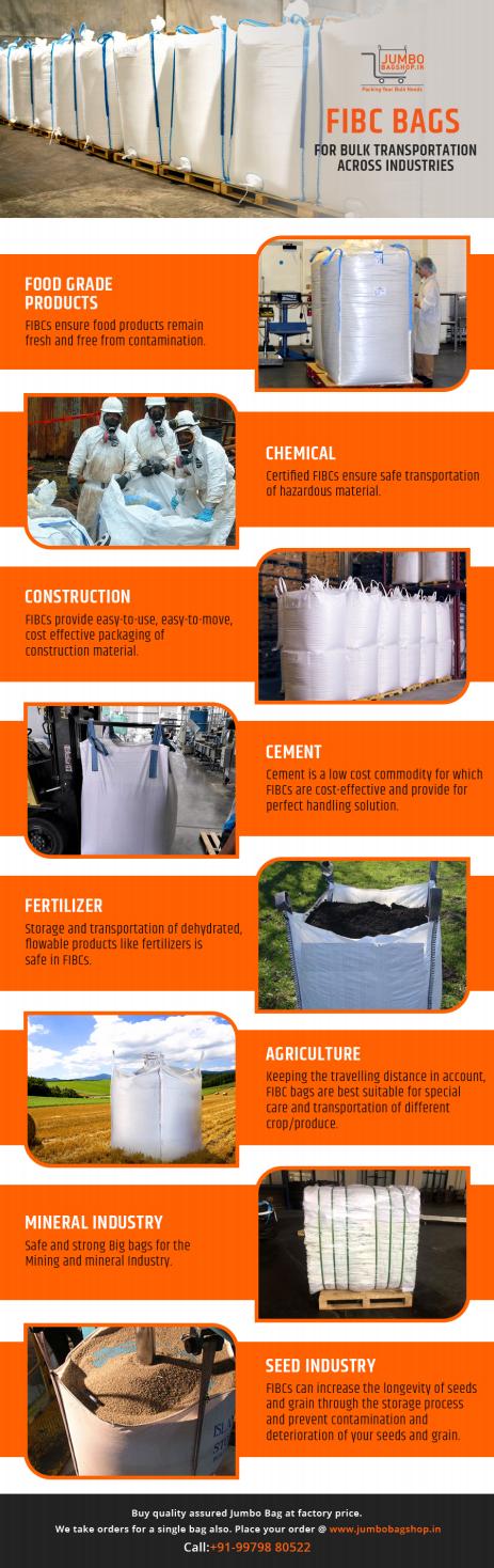 FIBC Bags - For bulk transportation across Industries by Jumbobagshop ...