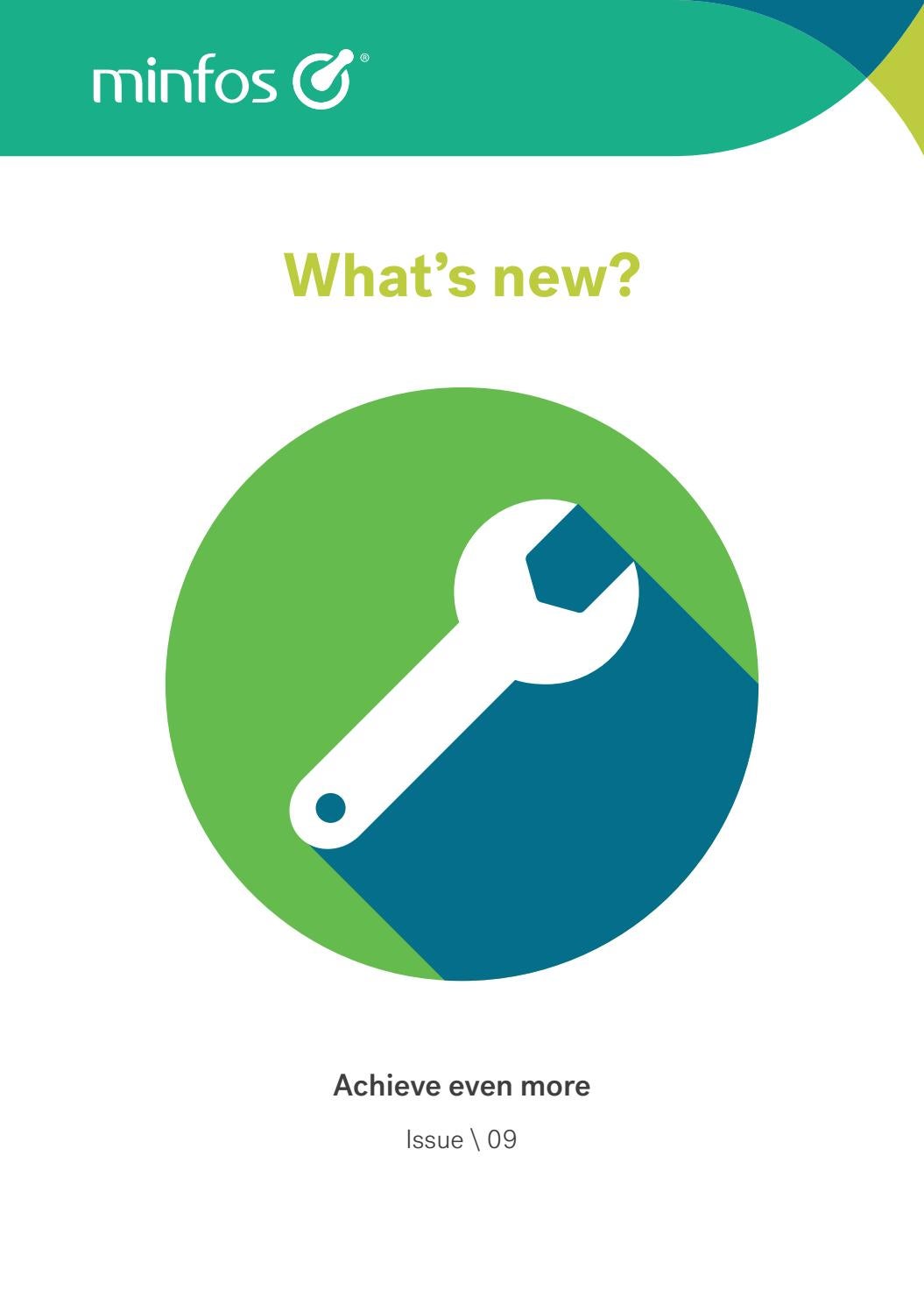 2019 Minfos Issue 9 What's New brochure by minfos - Issuu