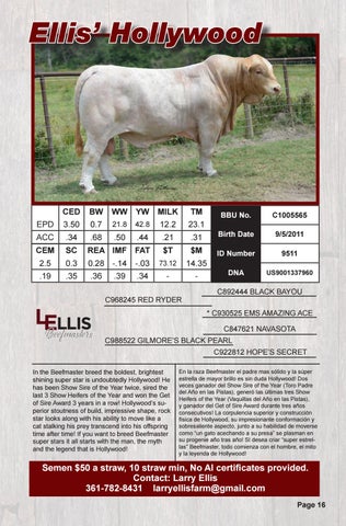 Beefmaster International Semen and Embryo Directory - el Directorio ...