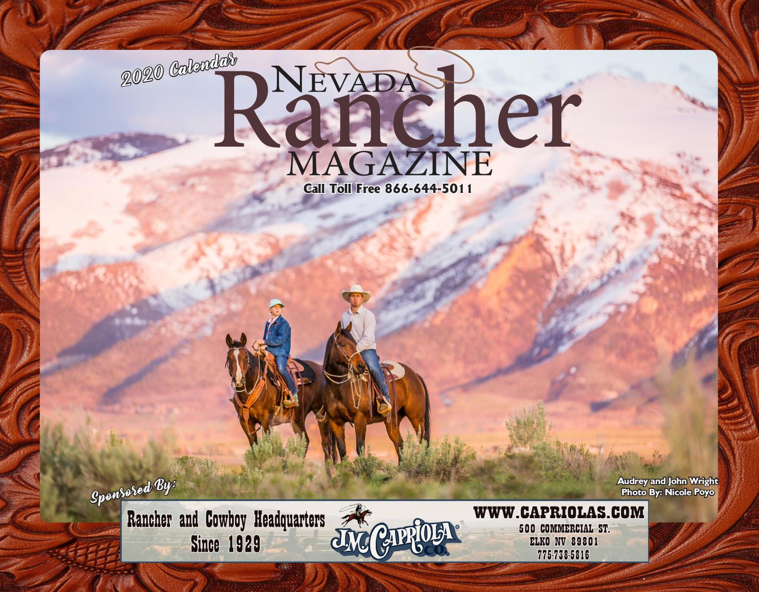 2020 NV Rancher Annual Calendar by Winnemucca Publishing - Issuu