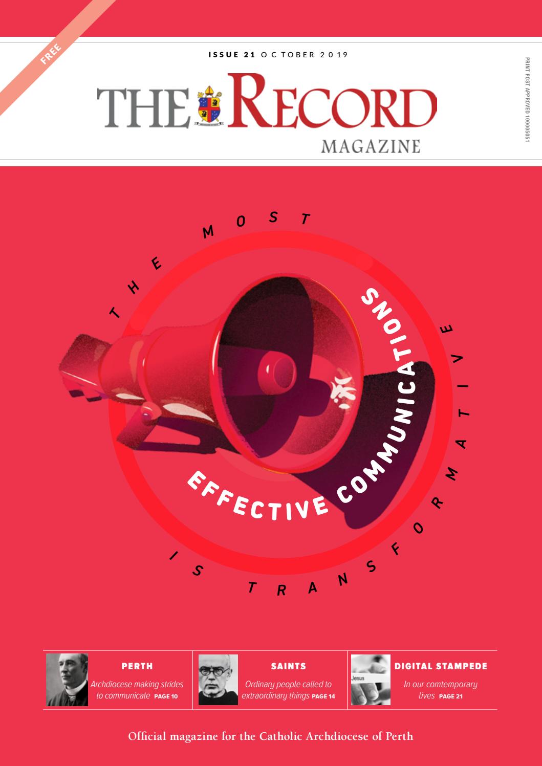 The Record Magazine Issue 21 (October 2019) by The Record - Issuu