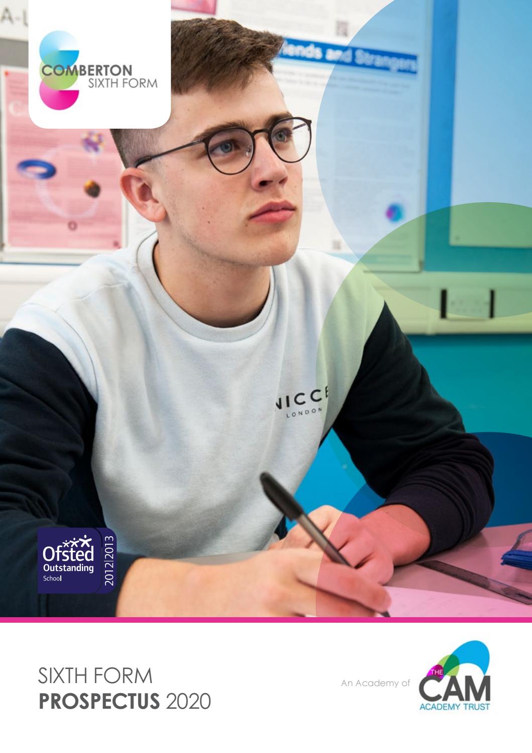 Comberton Sixth Form Prospectus 2020 by The Cam Academy Trust - Issuu