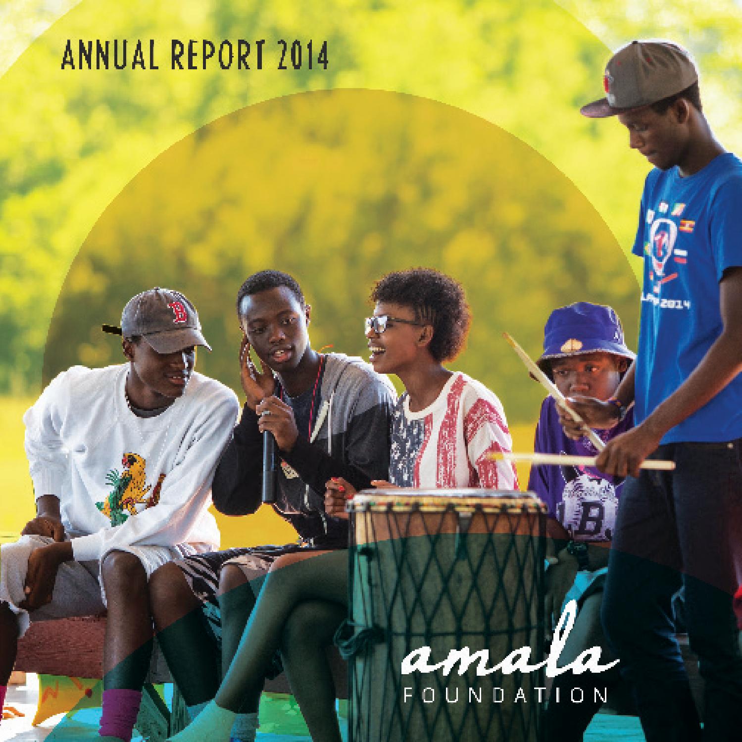 Amala Foundation Annual Report 2014 by Eye Like Design - Issuu