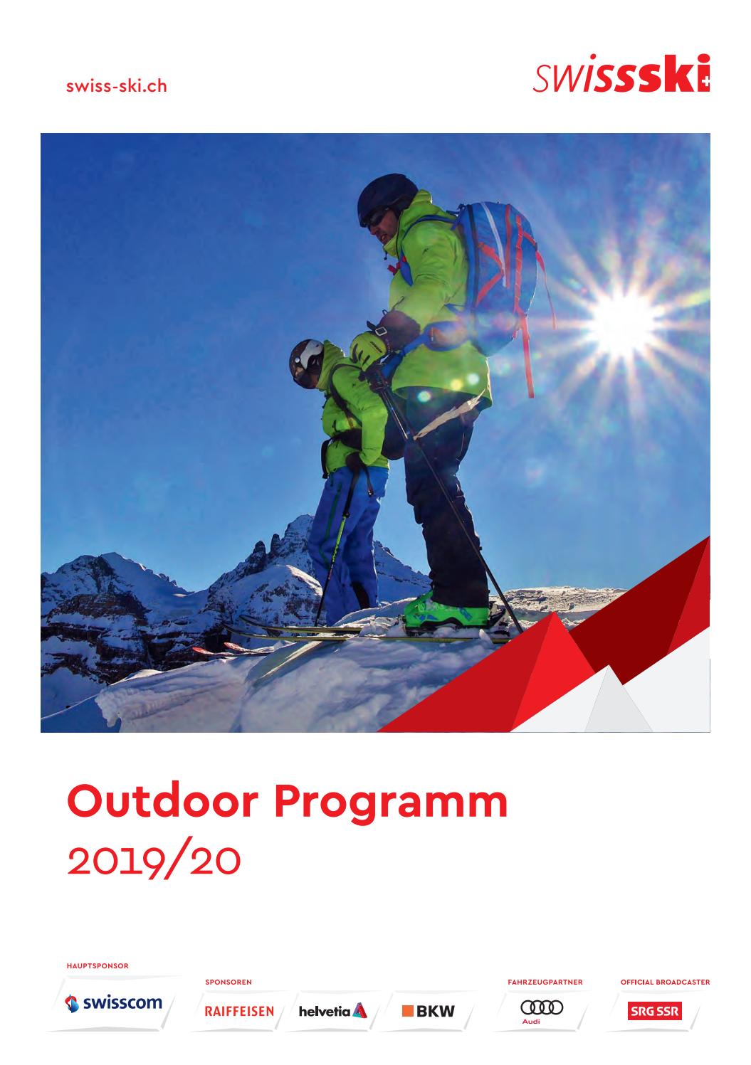 Outdoor Programm 2019/20 by Swiss-Ski - Issuu