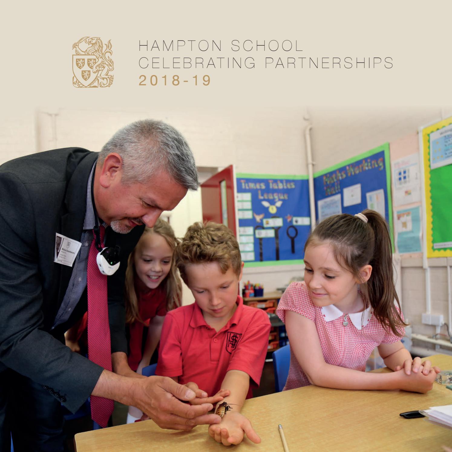 Celebrating Partnerships 2018-19 by HamptonSchool - Issuu