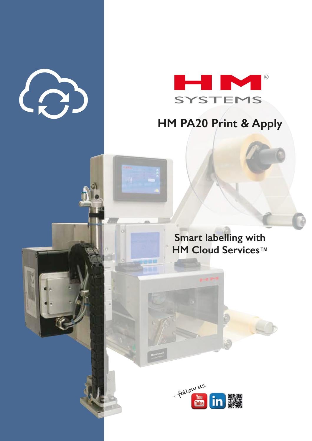 HM PA20 Print & Apply by HM-Systems - Issuu