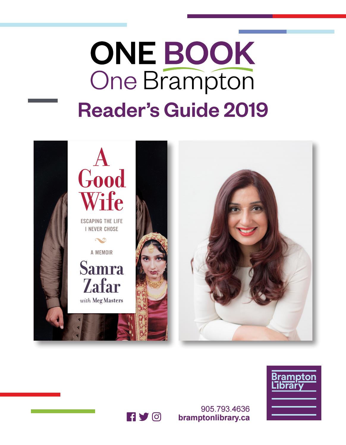 One Book One Brampton Reader's Guide 2019 by Brampton Library - Issuu