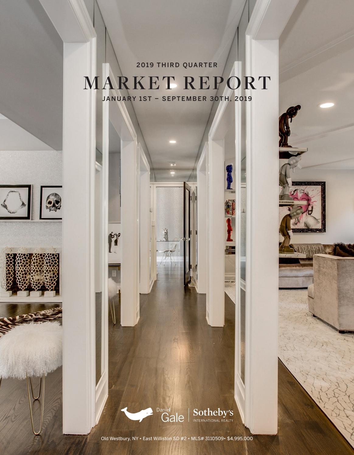 2019 3rd Quarter Market Report by Daniel Gale Sotheby's International ...