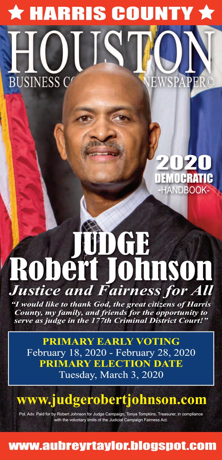 Judge Robert Johnson is Running for Re-Election on in the 2020 ...