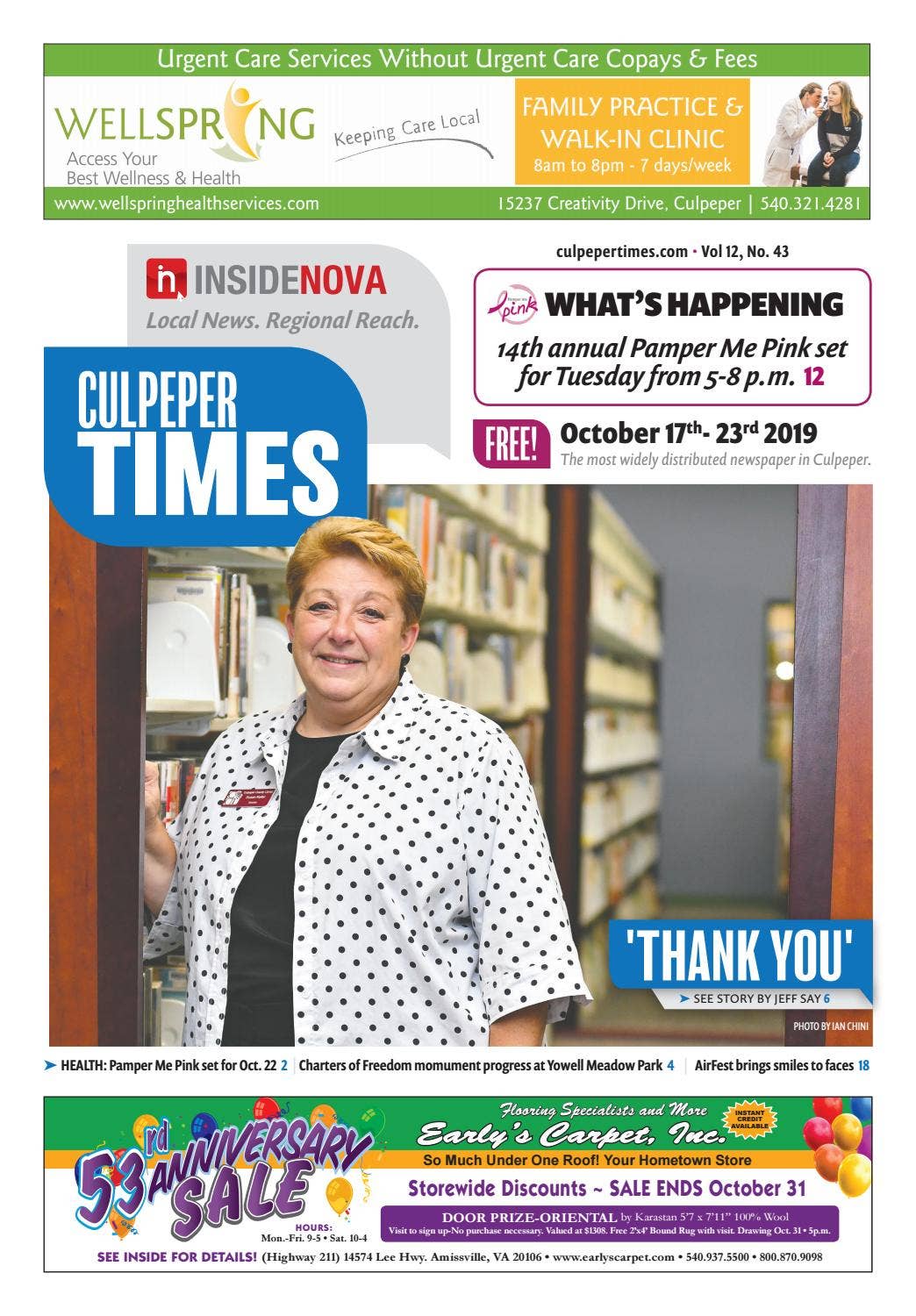 Culpeper Times | Oct. 17-23, 2019 by InsideNoVa - Issuu