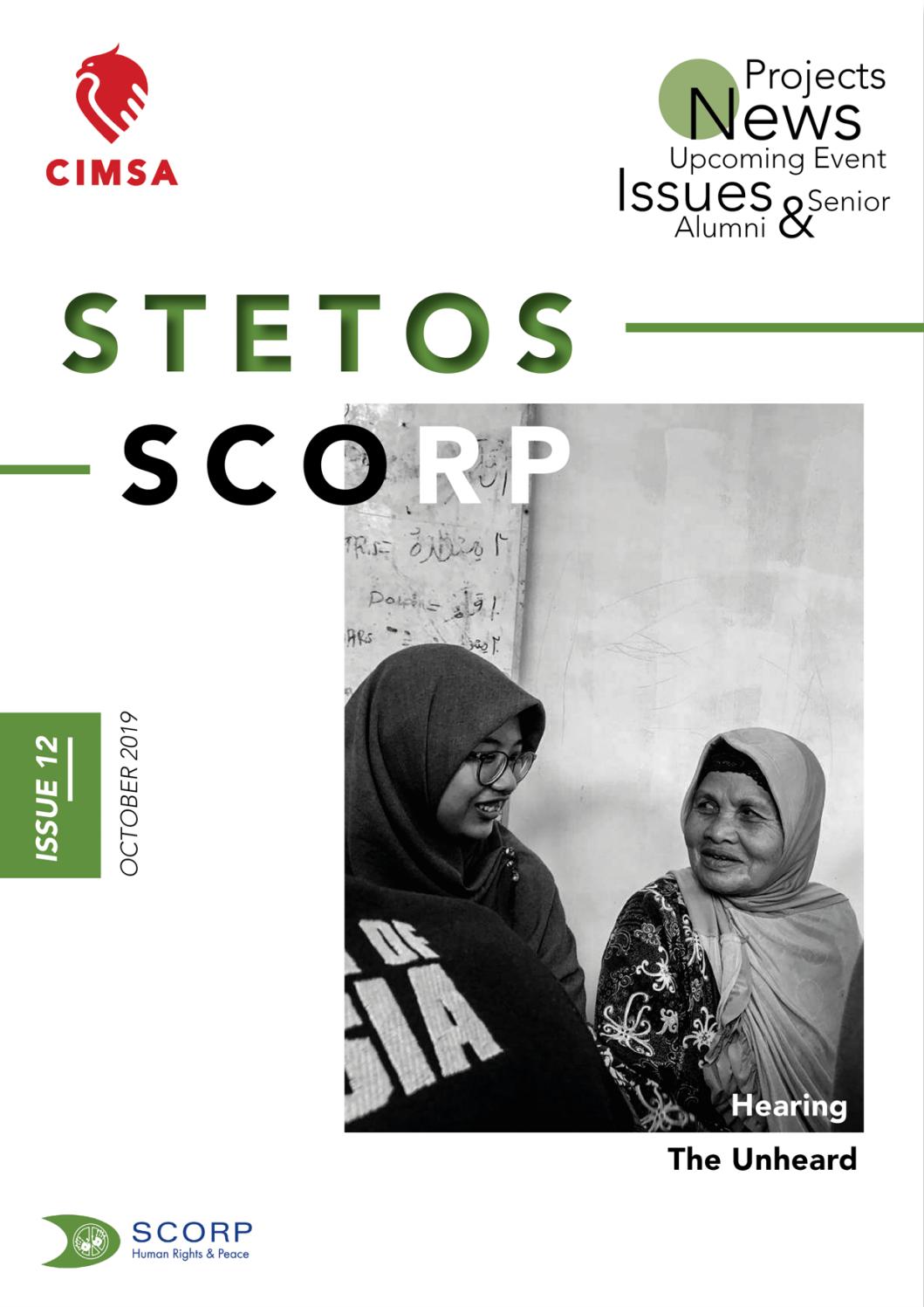 Stetoscorp: Hearing The Unheard | Issue 12. by SCORP CIMSA - Issuu