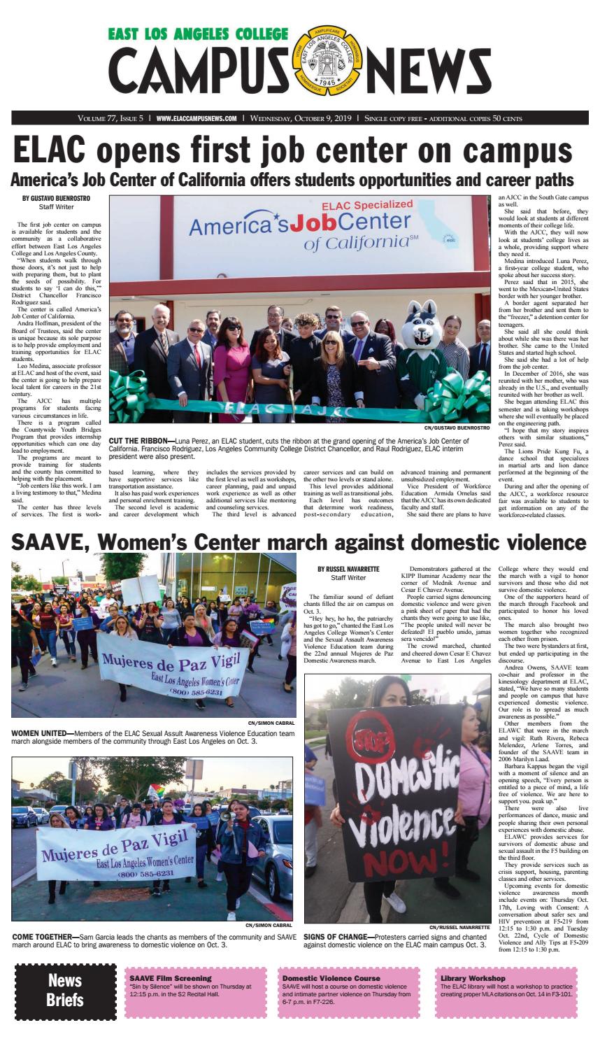 Campus News Fall 2019 Issue 5 by Editor in Chief Campus News - Issuu