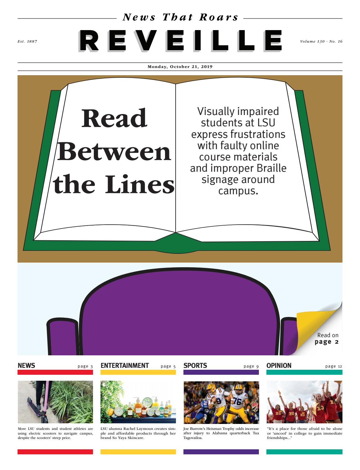 The Reveille 10-21-19 by Reveille - Issuu