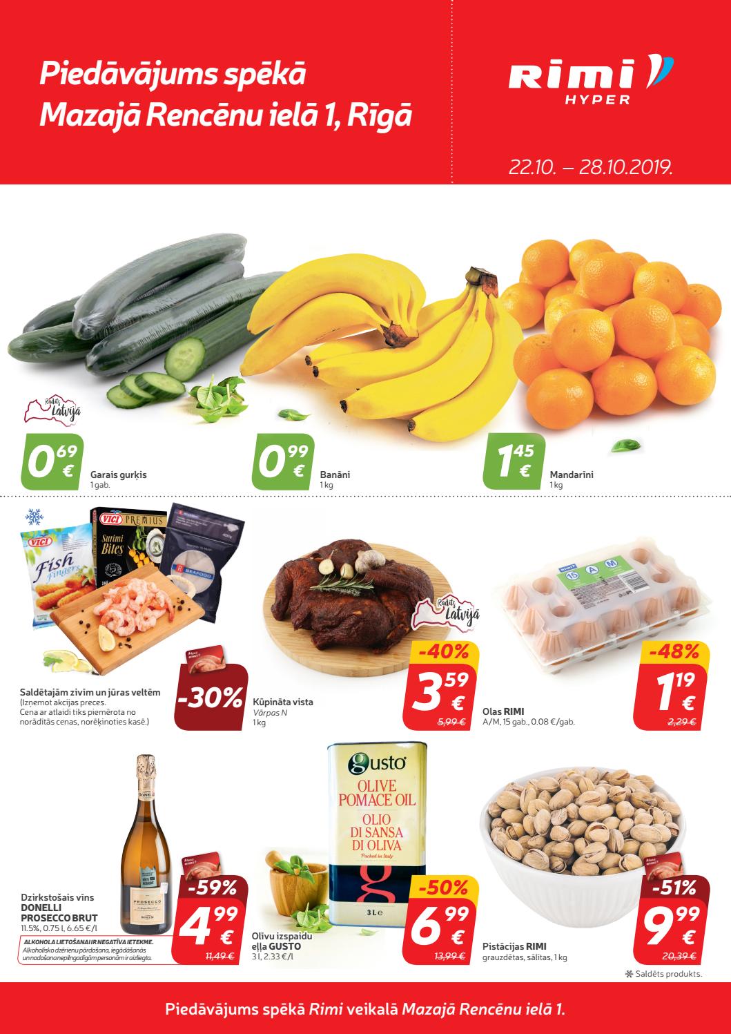 Rimi Hyper Ozols piedāvājumi 22.10. - 28.10.2019. by Rimi - Issuu