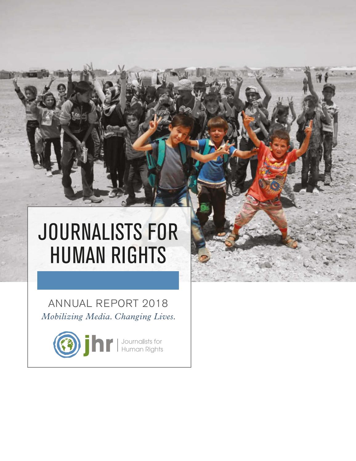 Journalists for Human Rights' Annual Report 2018 by Journalists for ...