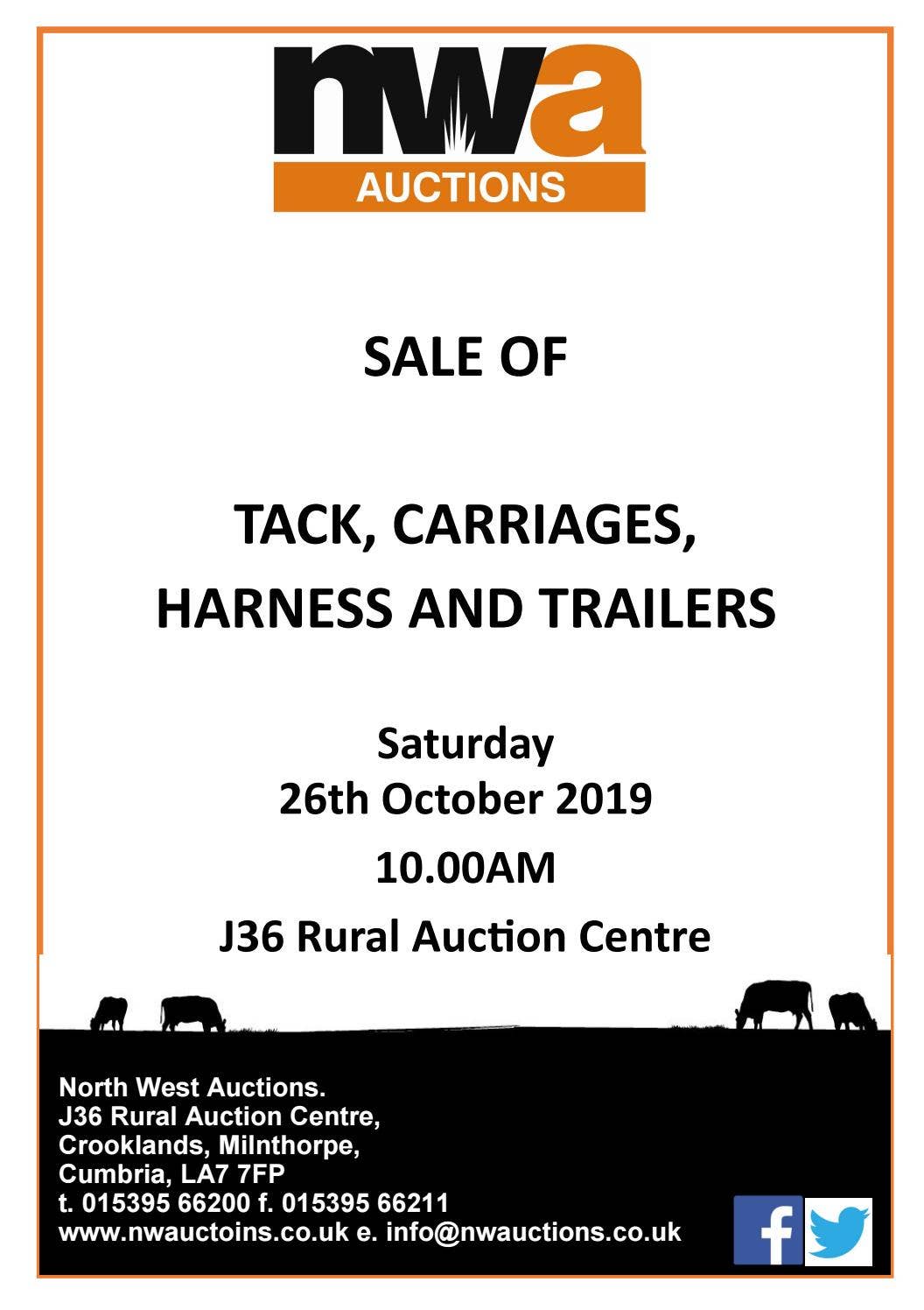 J36 Tack Catalogue, Saturday 26th October 2019 by North West Auctions ...