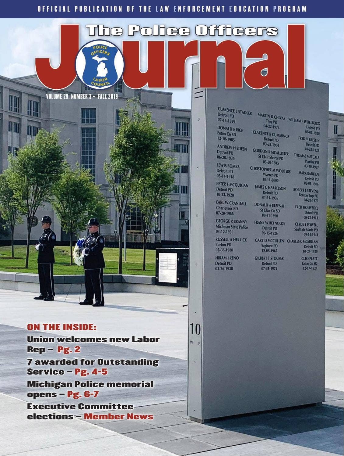 The Police Officers Journal: Volume 29, Number 3 Fall 2019 by Mitchell ...