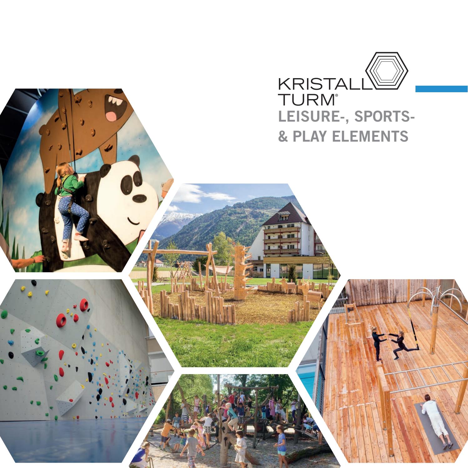 KristallTurm® Leisure-, Sports- and Play Elements by kristallturm - Issuu