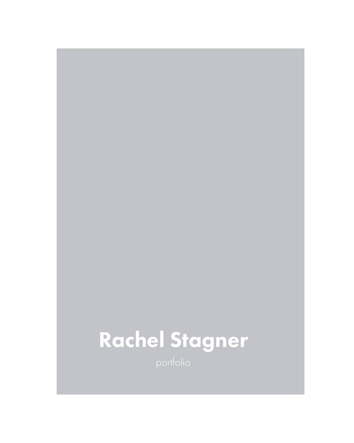 Stagner Portfolio, October 2019 by Rachel Stagner - Issuu