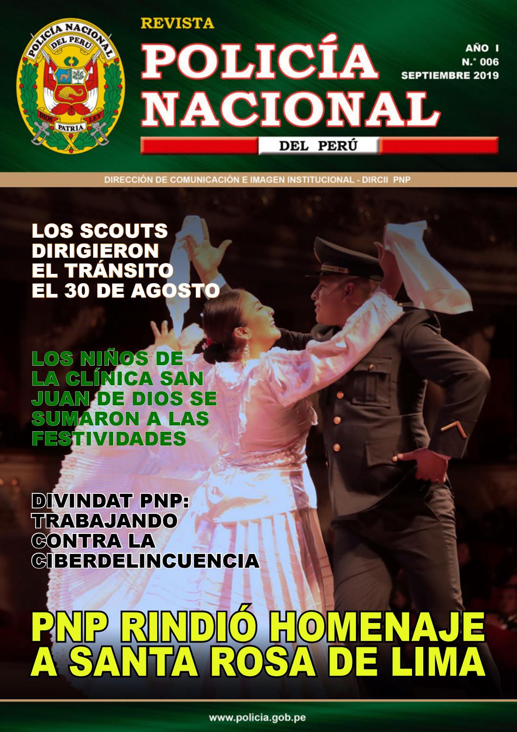 REVISTA PNP - EDICIÓN N.º 6 by Policía Nacional del Perú - Issuu