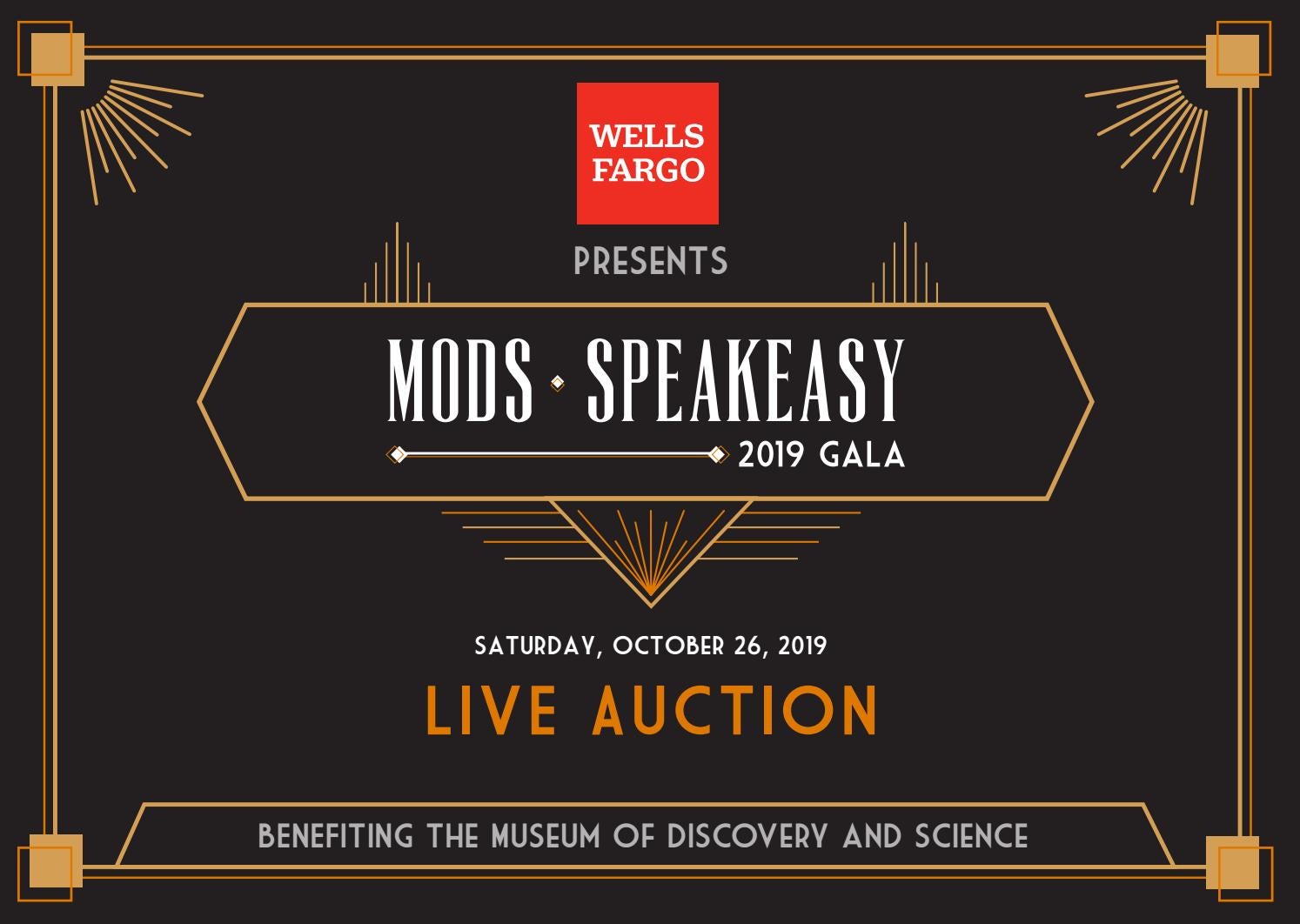 2019 MODS Speakeasy Live Auction Book by MODS - Issuu
