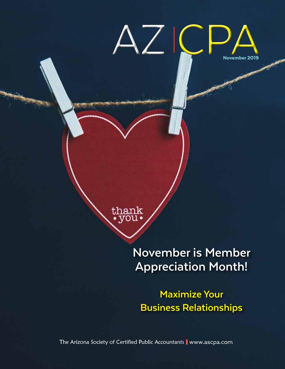 AZ CPA Nov. 2019 by ASCPA - Issuu