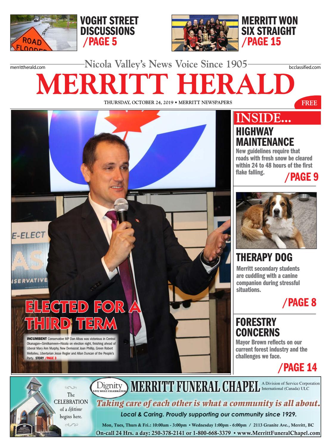 Merritt Herald October 24, 2019 by Merritt Herald - Issuu