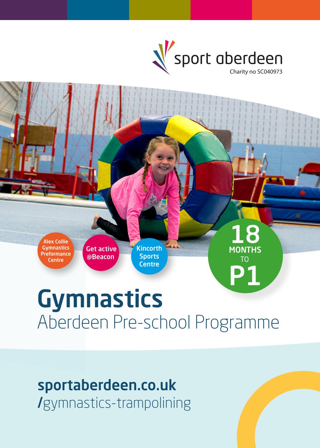 Gymnastics Aberdeen Preschool Programme by Sport Aberdeen - Issuu