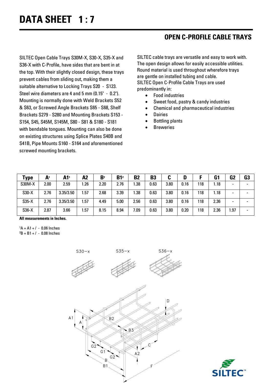 OPEN_C-PROFILE_CABLE_TRAYS_US by SILTEC - Issuu