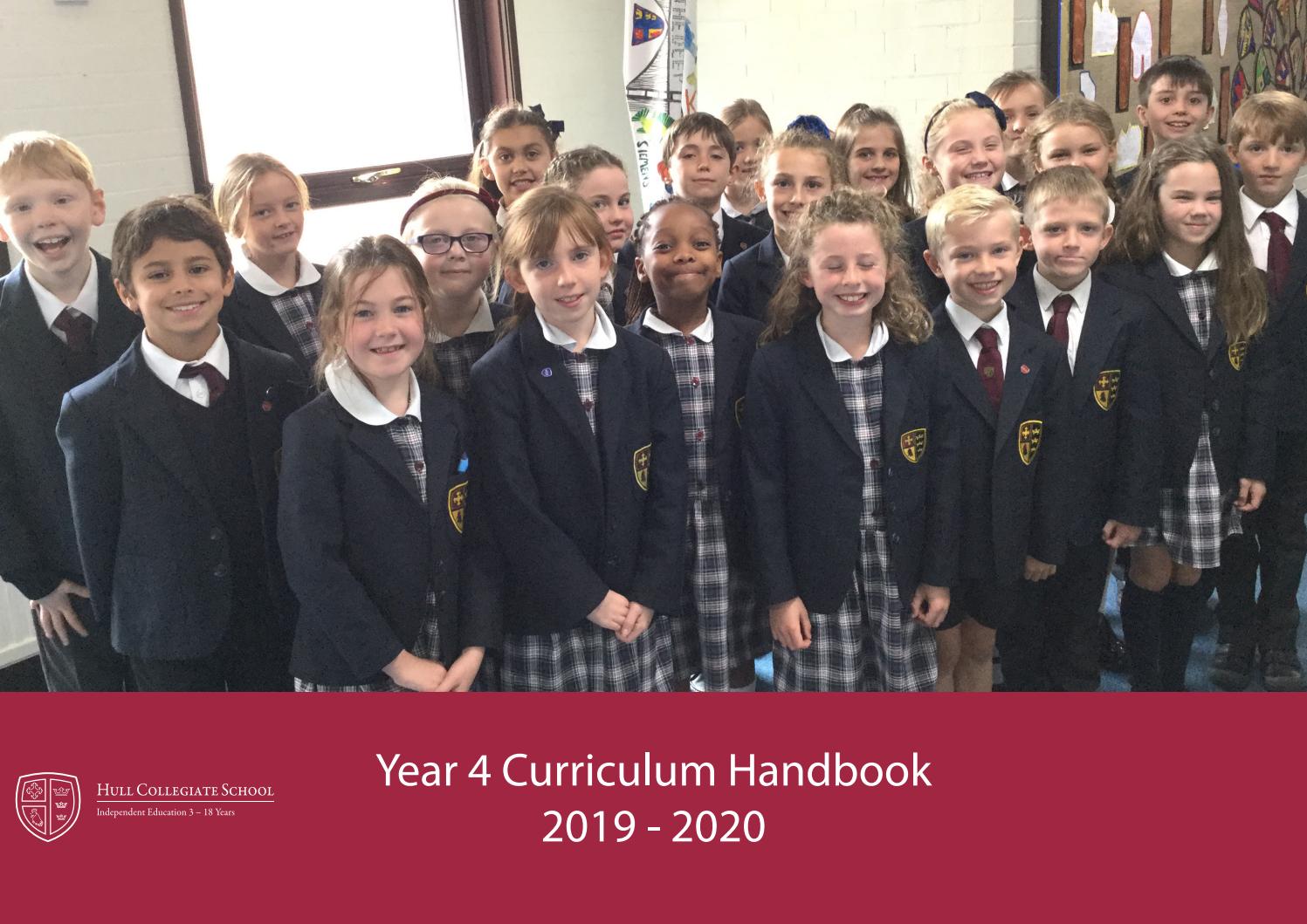 HCS Year 4 Curriculum Book 2019 - 2020 by Tranby - Issuu