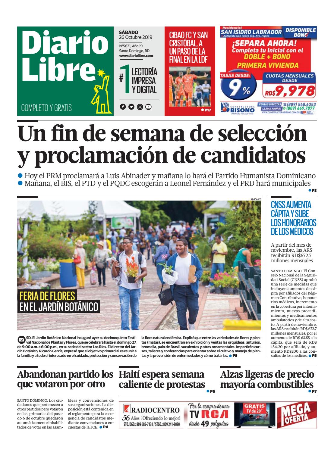 Sábado, 26 de octubre de 2019 by Diario Libre - Issuu