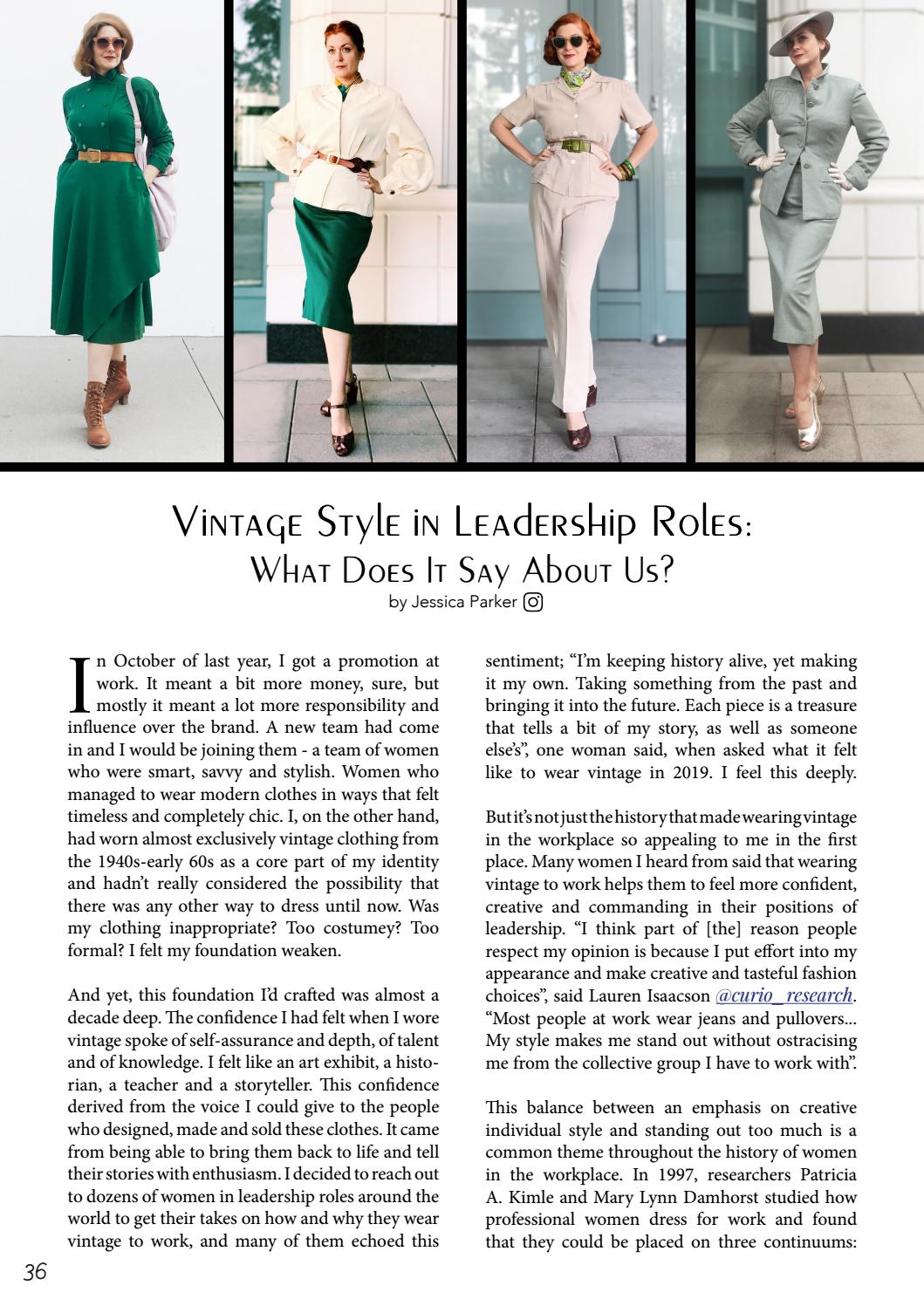 The Vintage Woman – Like A Boss | Issue 1 by The Vintage Woman Magazine ...