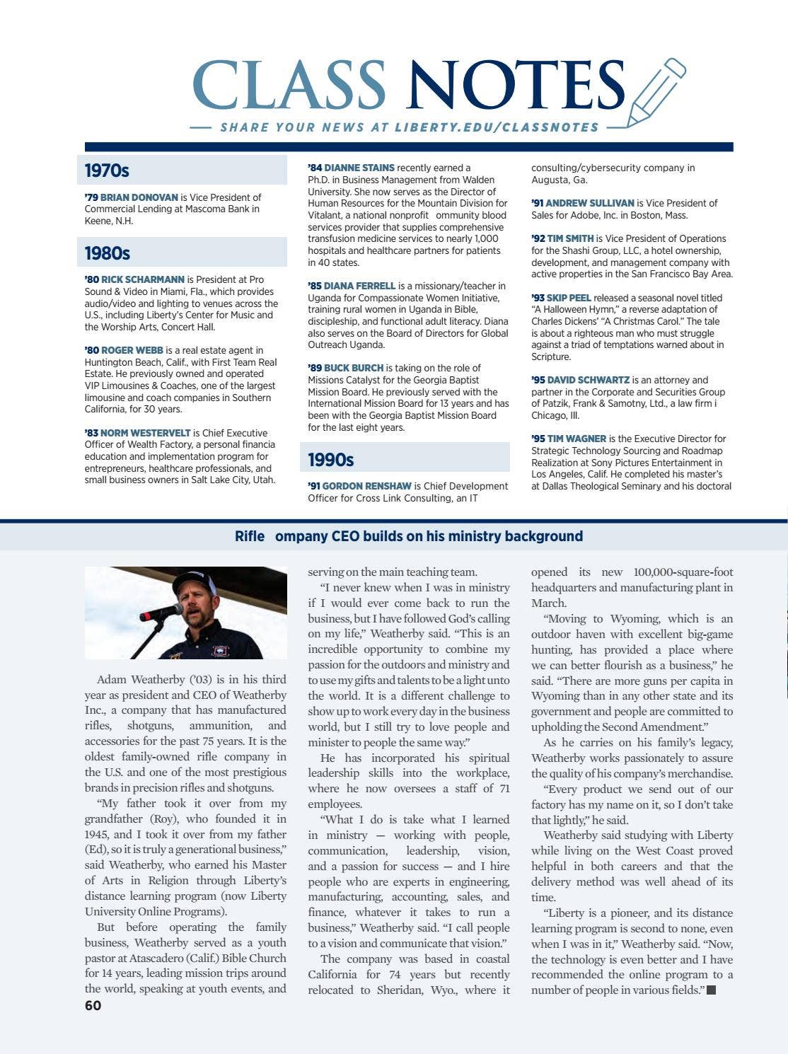 Liberty Journal Fall 2019 by Liberty University - Issuu