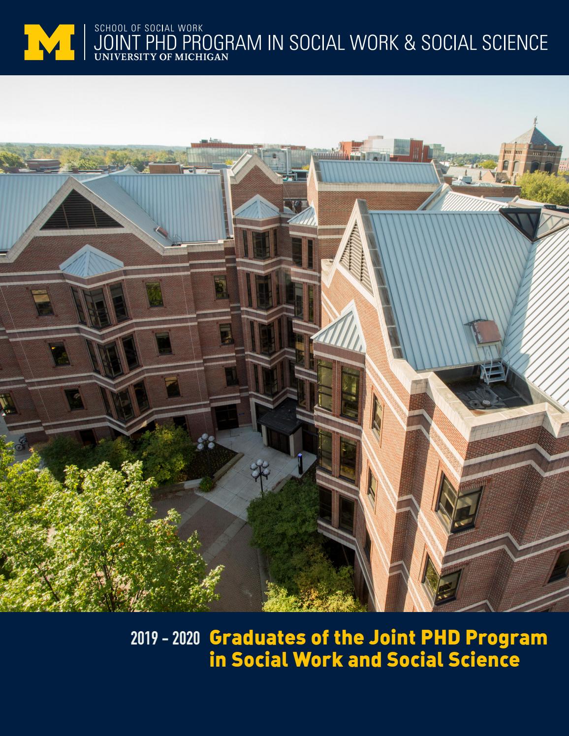 U-M Interdisciplinary PhD in Social Work and Social Science Doctoral CV ...