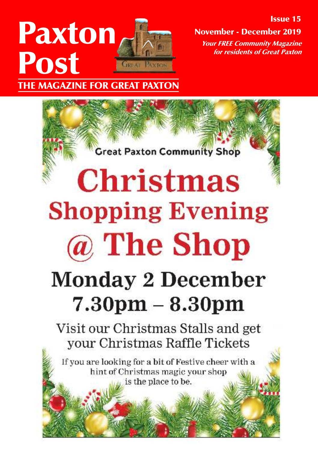 Paxton Post Issue 15 by Easiprint - Issuu