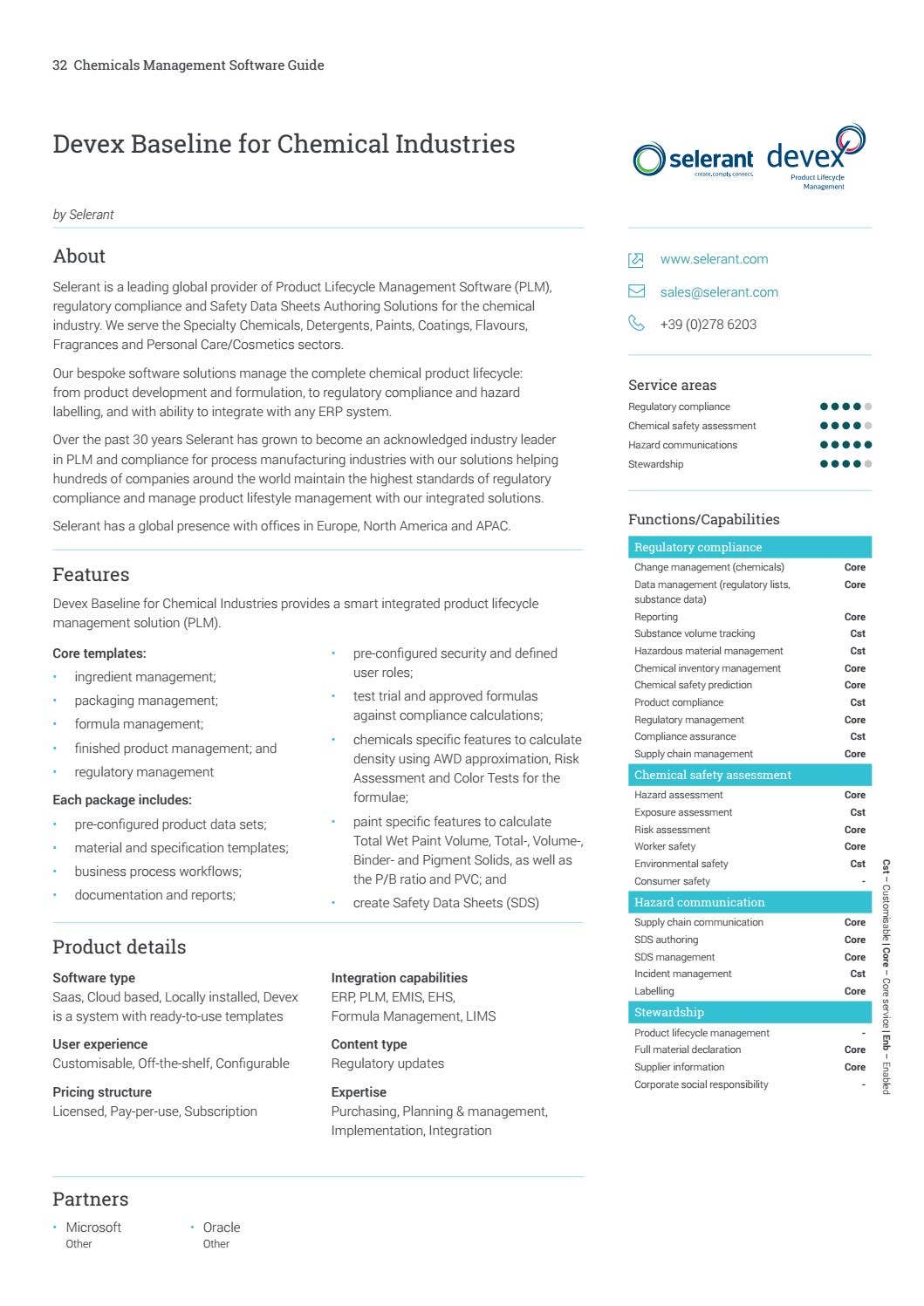 Chemicals Management Software Guide - Third Edition by Enhesa Product ...