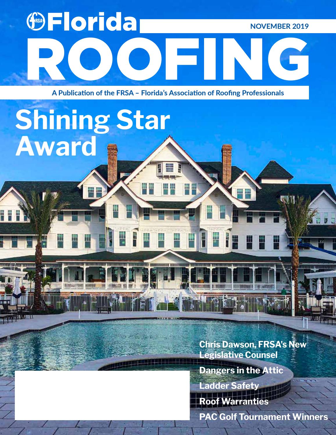 November 2019 by Florida Roofing Magazine - Issuu