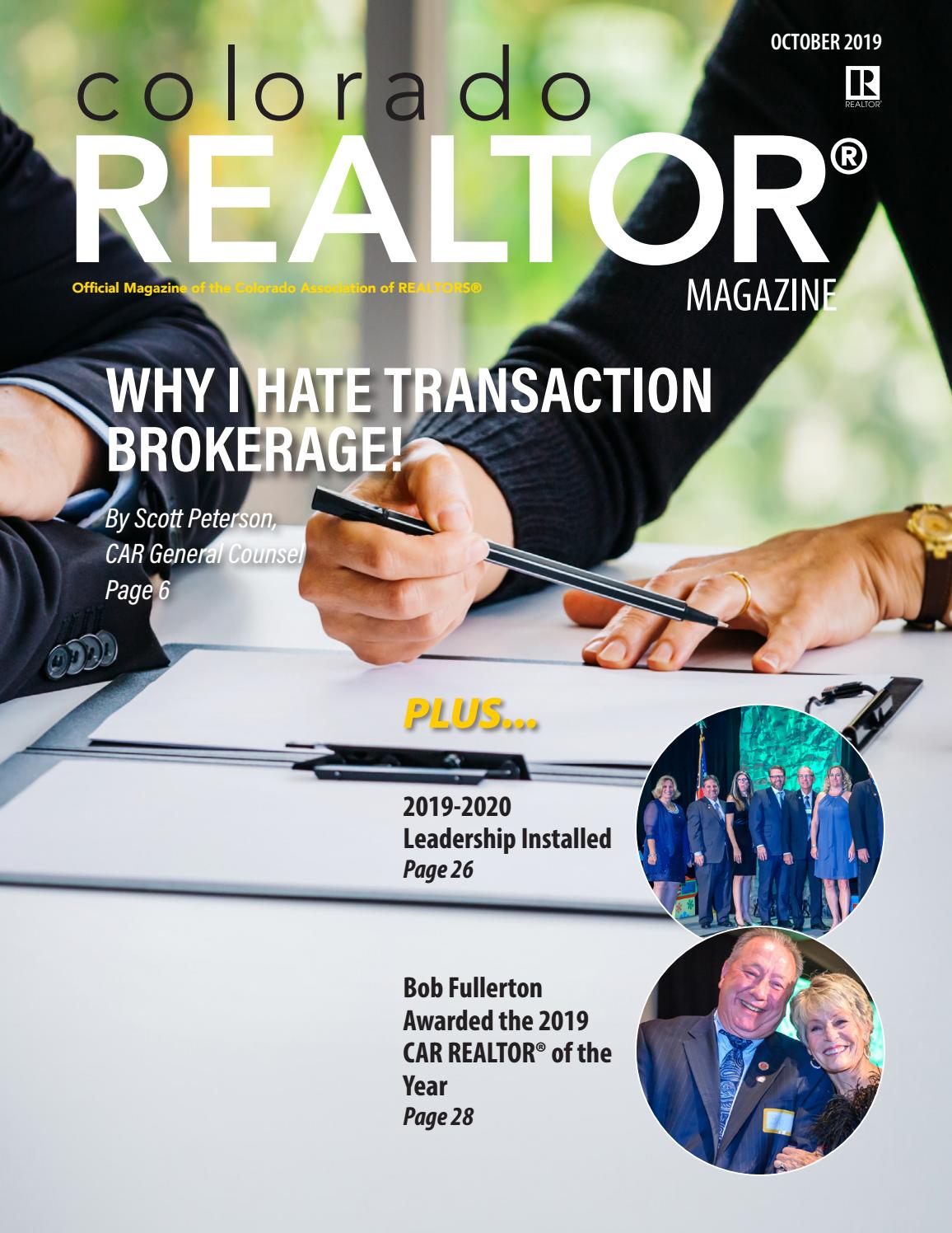Colorado REALTOR Magazine - October 2019 by Colorado Association of ...
