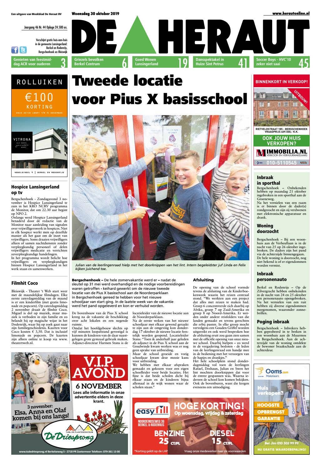 De Heraut week 44 2019 by Nieuwsblad De Heraut - Issuu