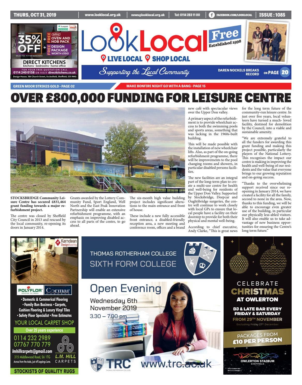 Issue 1085 Thursday 31 October 2019 by Look Local Newspaper - Issuu
