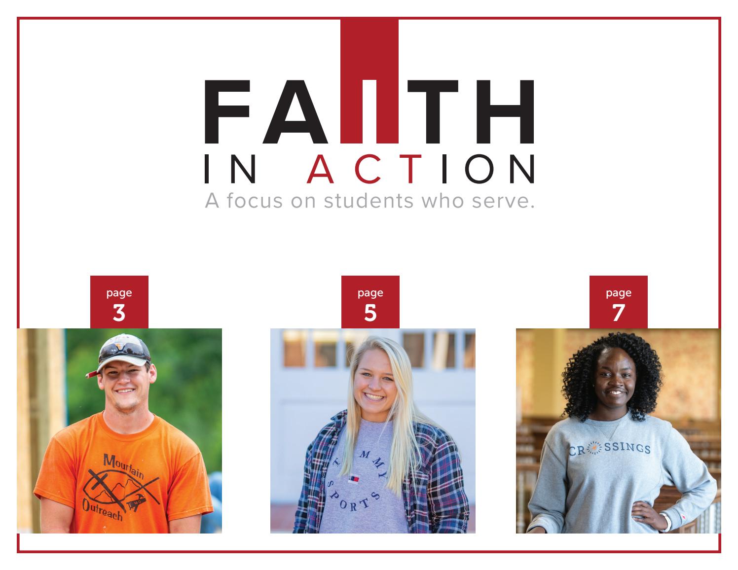 Faith In Action - Vol. II by University of the Cumberlands - Issuu