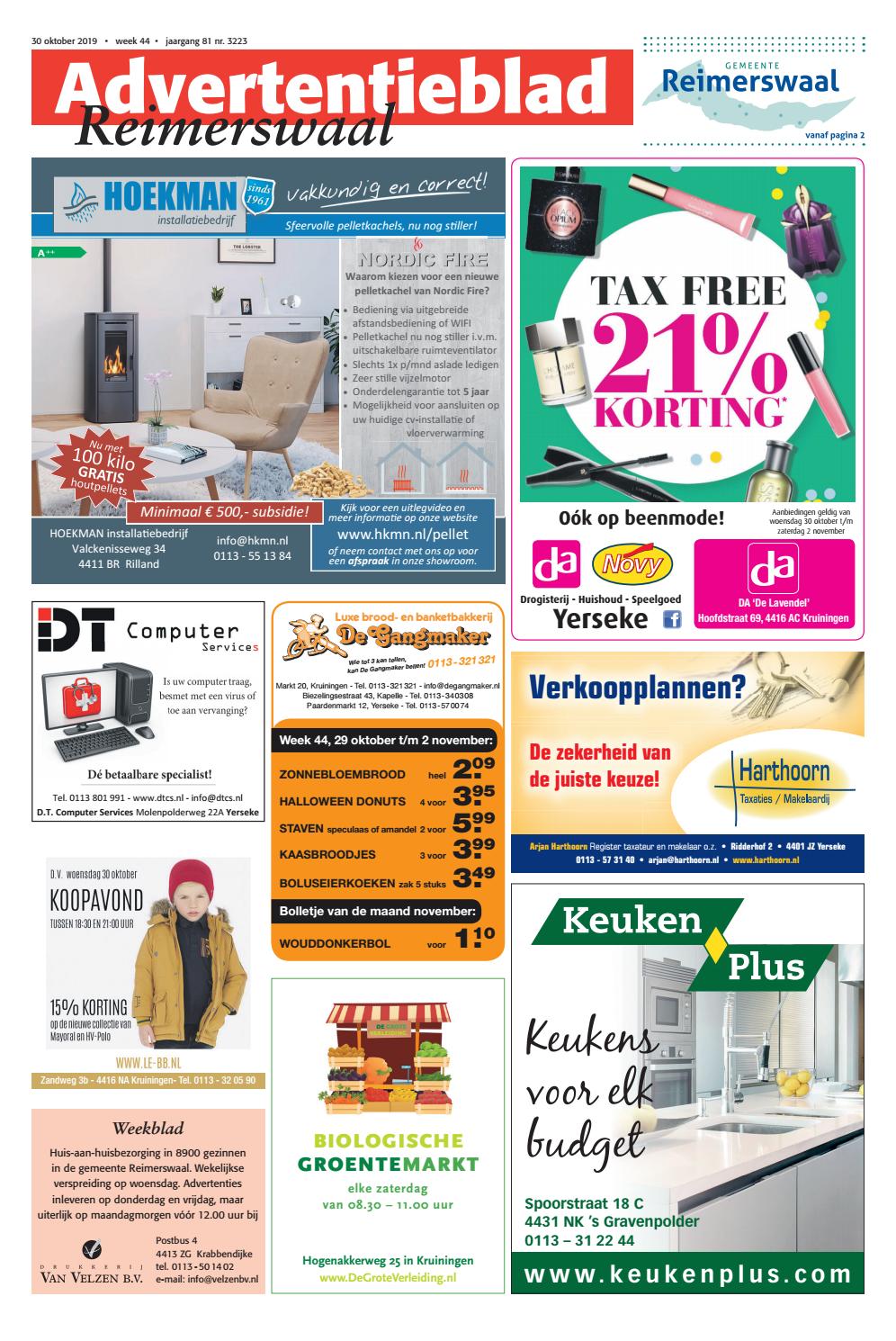 Advertentieblad Reimerswaal week 44-2019 by Advertentieblad Reimerswaal ...