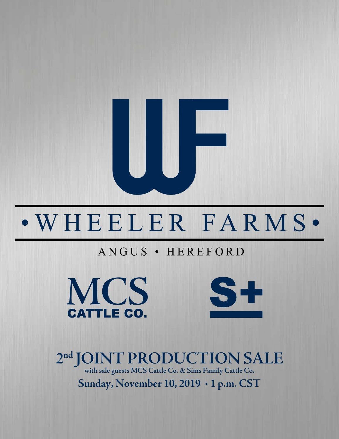 Wheeler Farms 2nd Joint Production Sale by American Hereford ...