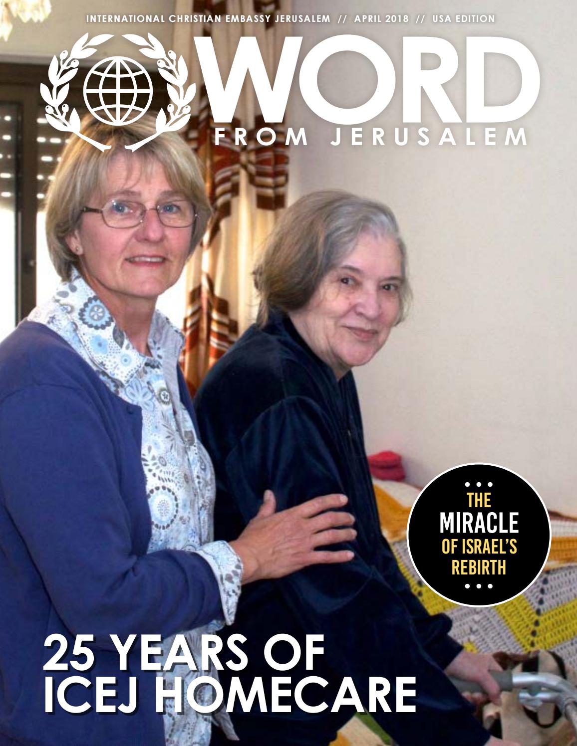 Word from Jerusalem - April 2018 (US Edition) by International ...